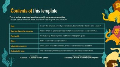 World Lion Day Minitheme | Google Slides & PowerPoint