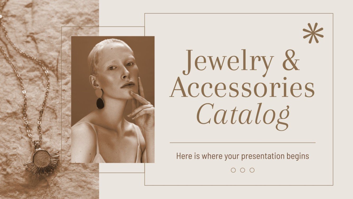 Jewelry & Accessories Catalog | Google Slides and PowerPoint