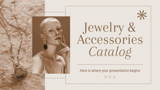 Jewelry & Accessories Catalog | Google Slides and PowerPoint