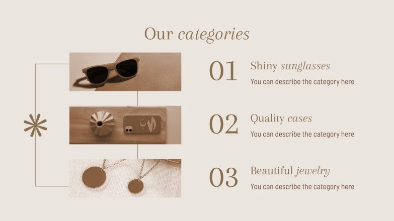 Jewelry & Accessories Catalog | Google Slides and PowerPoint