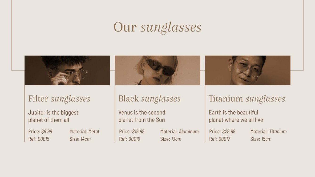 Jewelry & Accessories Catalog | Google Slides and PowerPoint