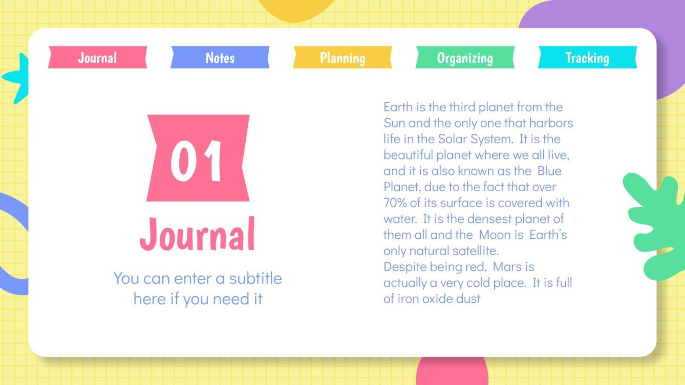 Funny Digital Journal for Class | Google Slides and PowerPoint