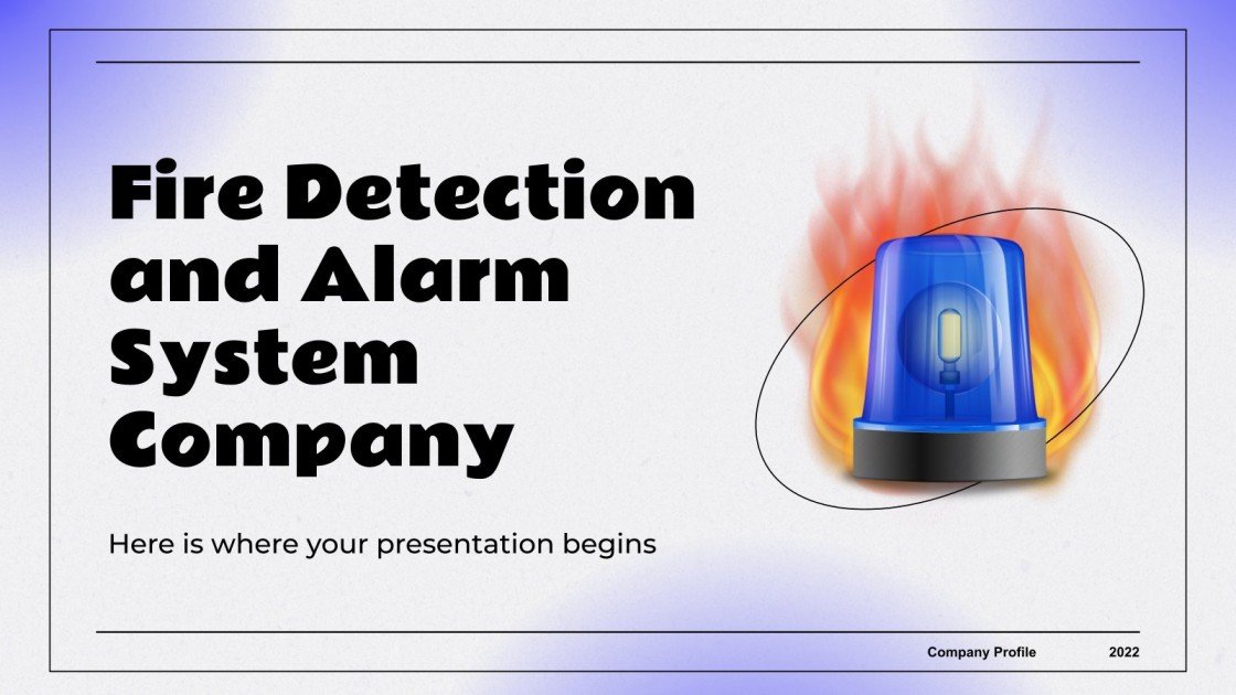 Fire Detection and Alarm System Company | Google Slides & PPT