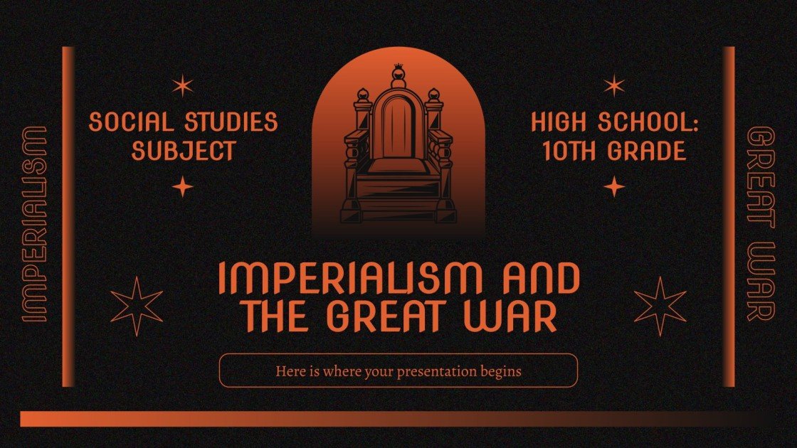 Imperialism and the Great War | Google Slides & PowerPoint