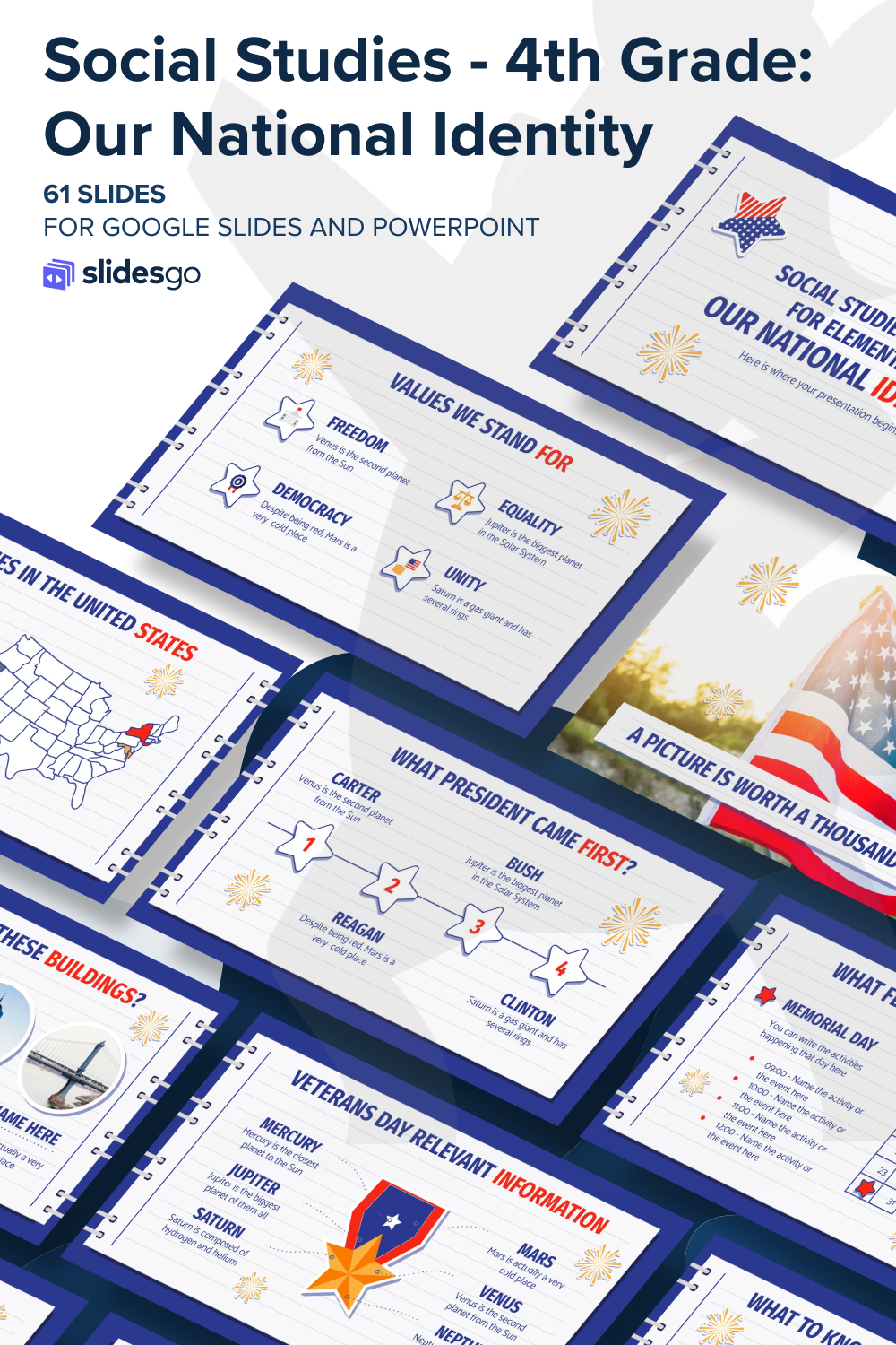 Elementary: Our National Identity | Google Slides & PowerPoint