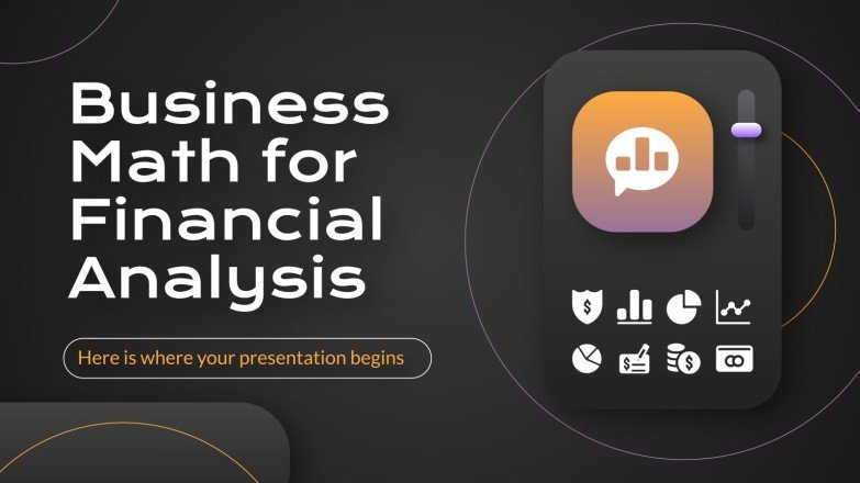Business Math for Financial Analysis | Google Slides and PPT