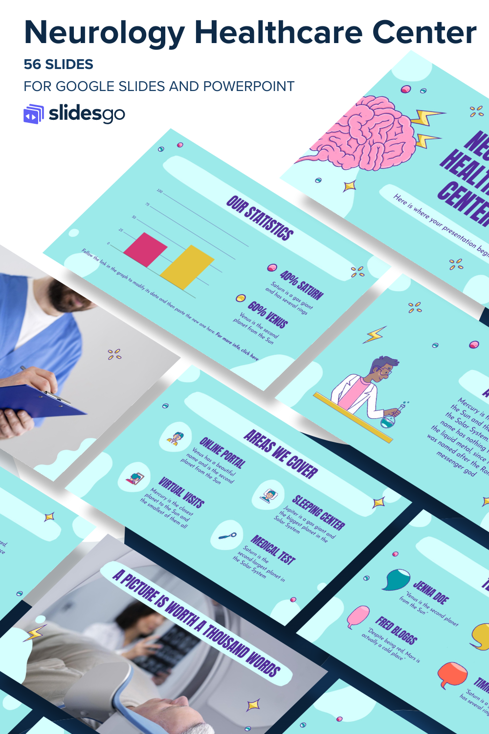 Neurology Healthcare Center | Google Slides & PowerPoint