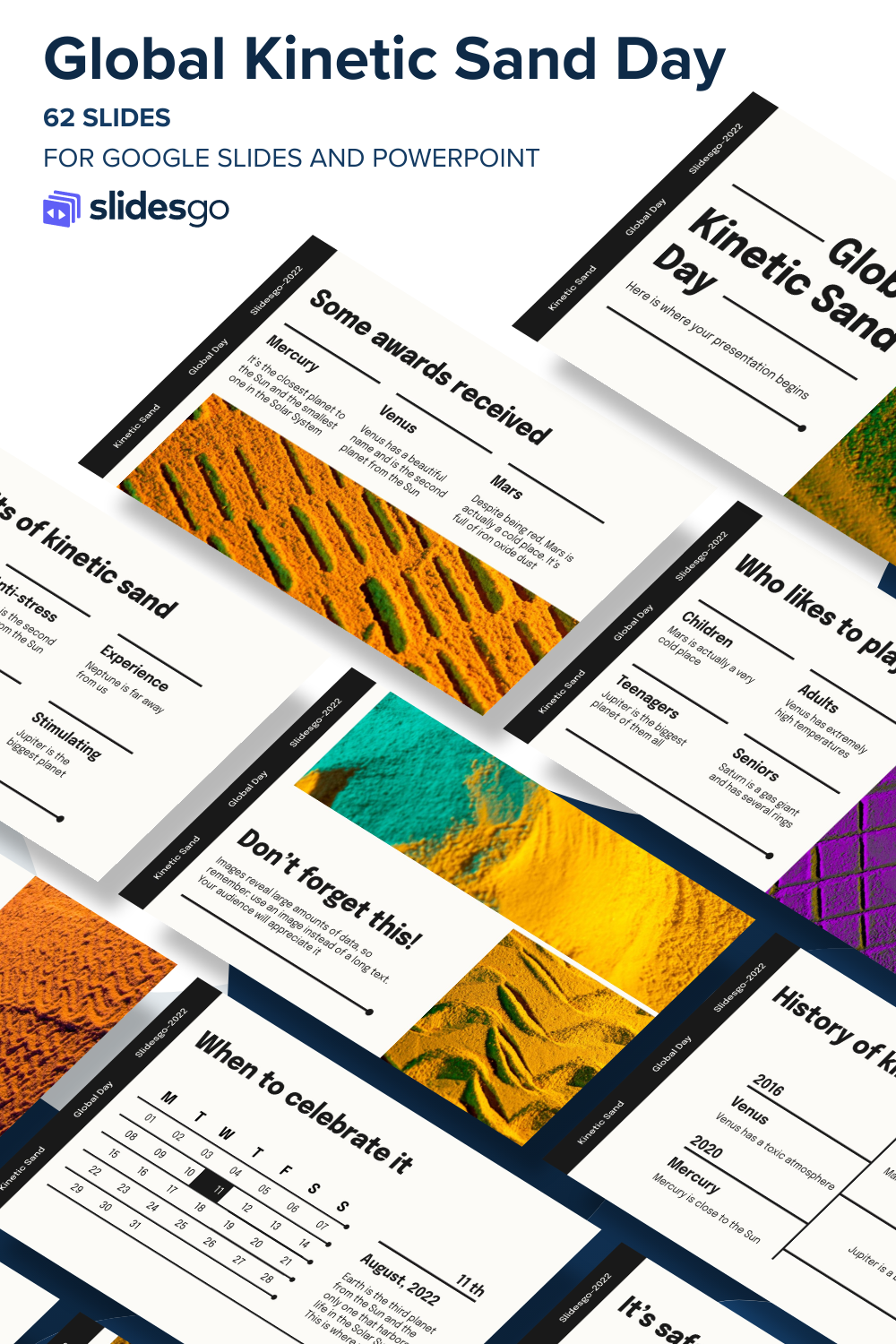 Global Kinetic Sand Day | Google Slides and PowerPoint