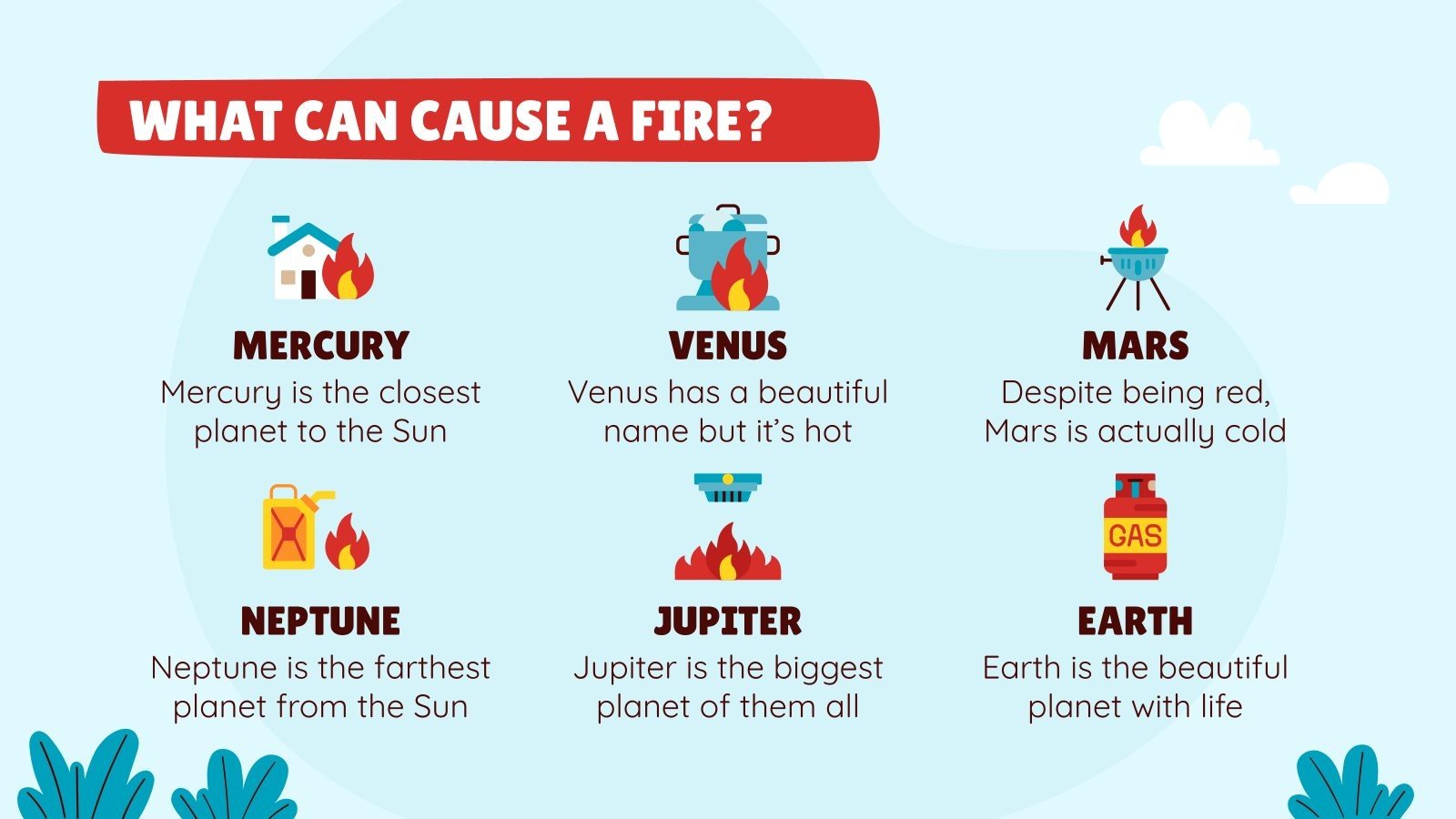 School Fire Prevention Plan | Google Slides and PowerPoint