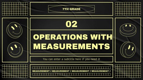 Matemática para 7ª série: Medição | Google Slides e PPT