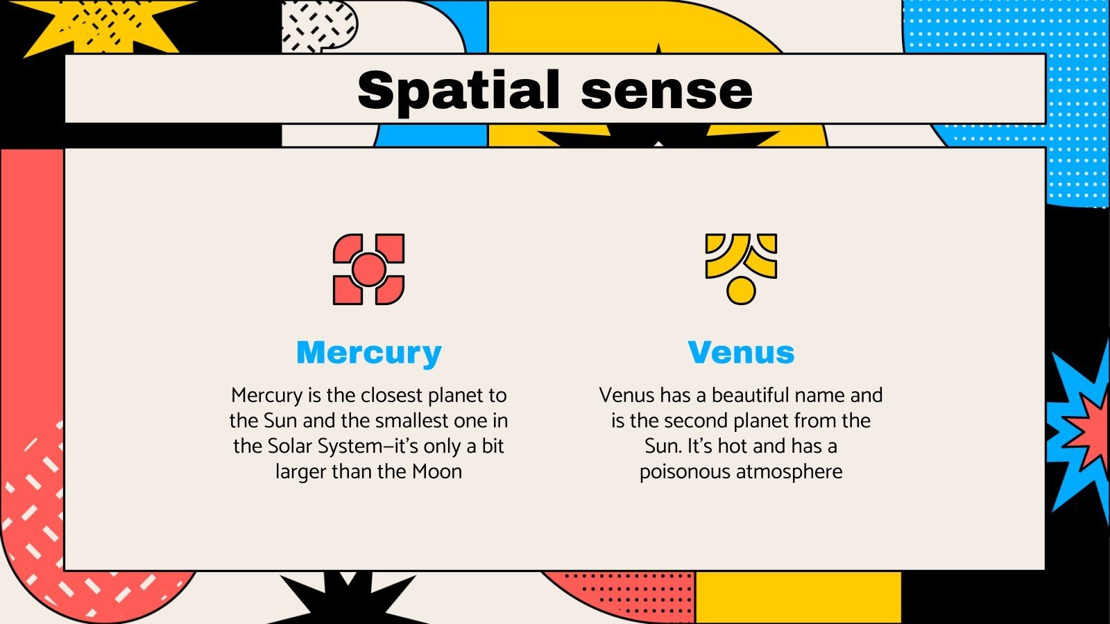 Matemáticas: sentido espacial | Google Slides y PowerPoint
