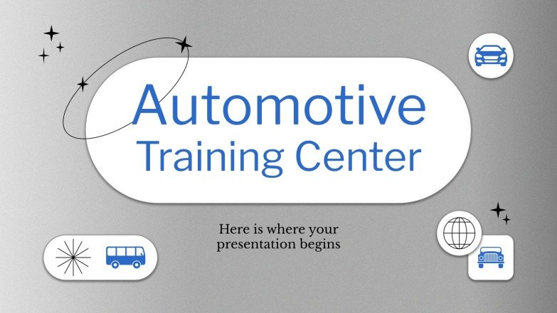 Automotive Training Center | Google Slides and PowerPoint
