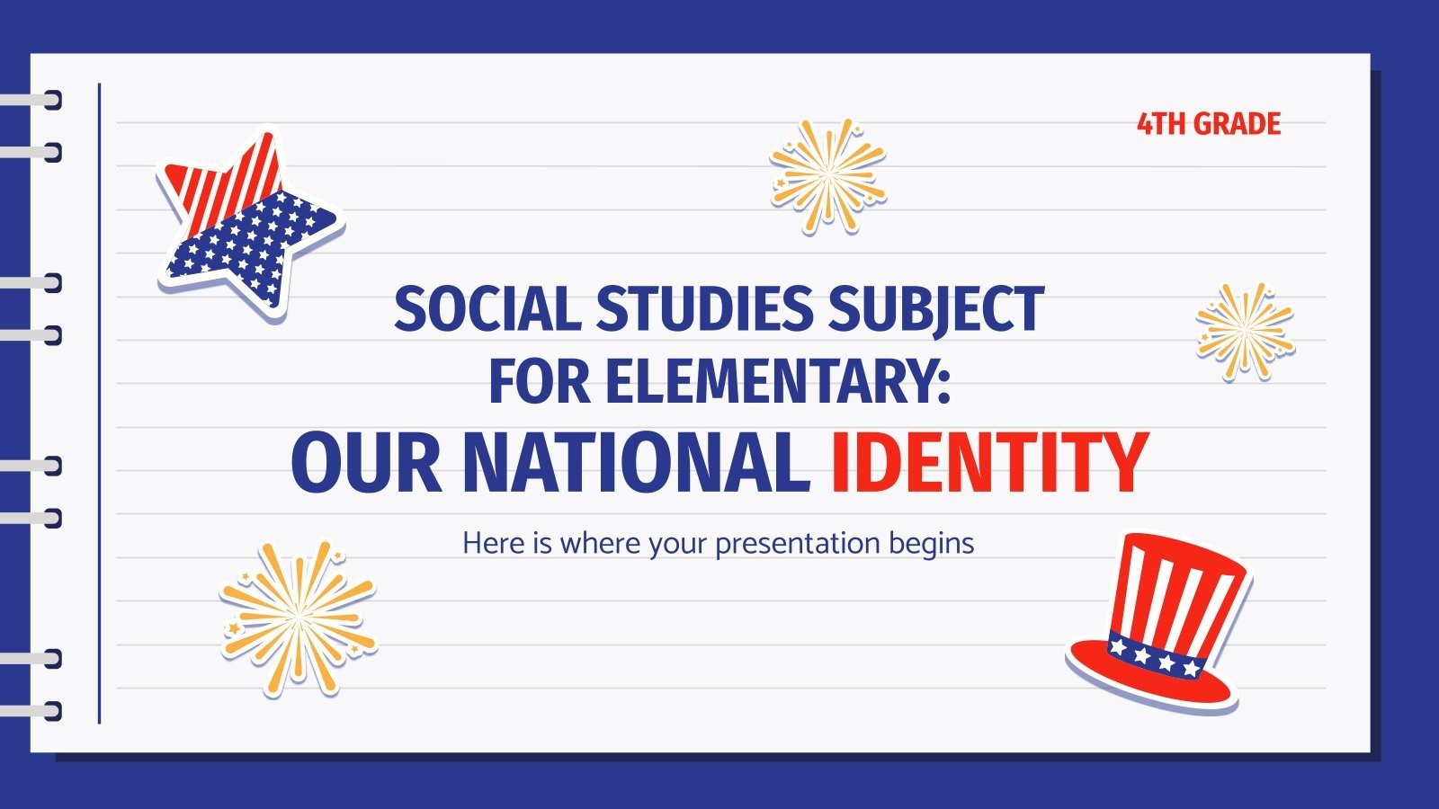 Elementary: Our National Identity | Google Slides & PowerPoint