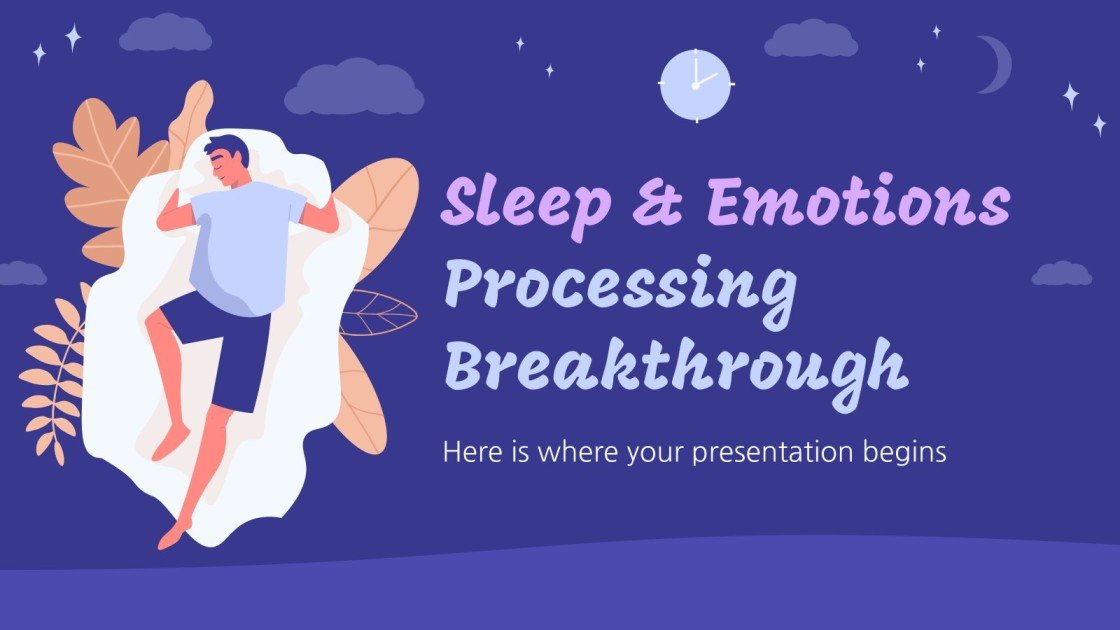 Sleep & Emotions Processing Breakthrough | Google Slides & PPT