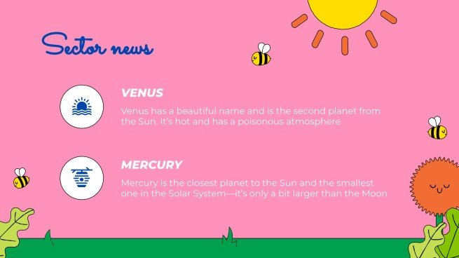 Happy Summer Newsletter | Google Slides and PowerPoint