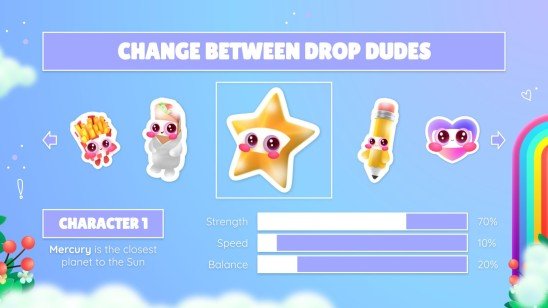 Drop Dudes Minitheme | Google Slides and PowerPoint