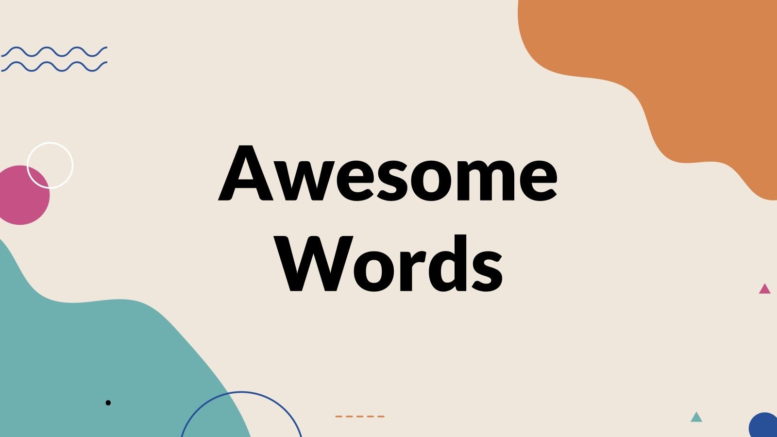 Planificador anual Morgan | Plantilla de Google Slides y PowerPoint