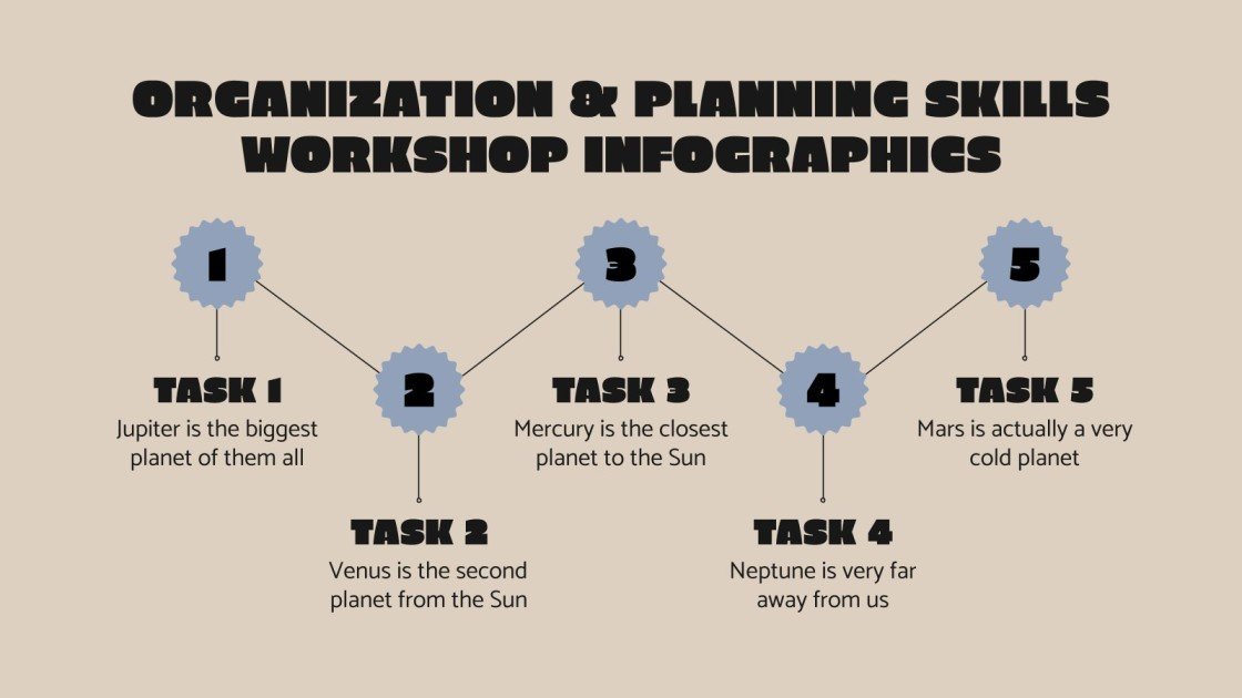 Organization & Planning Skills Workshop Infographics