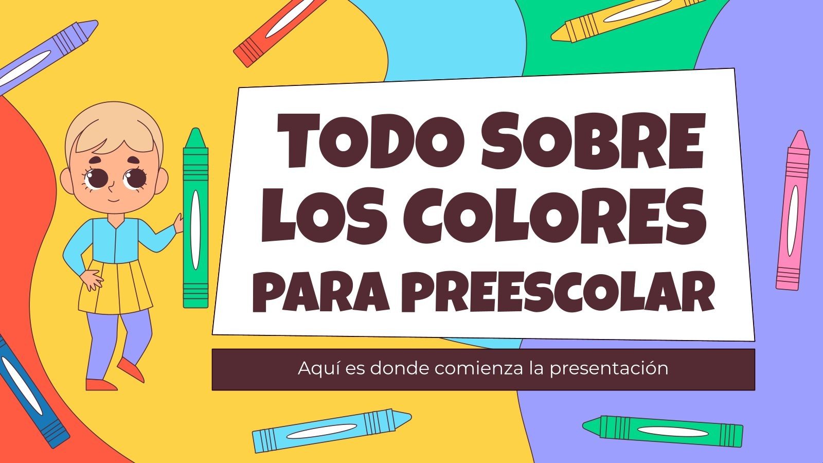 Tout sur les couleurs pour les maternelles | Google Slides