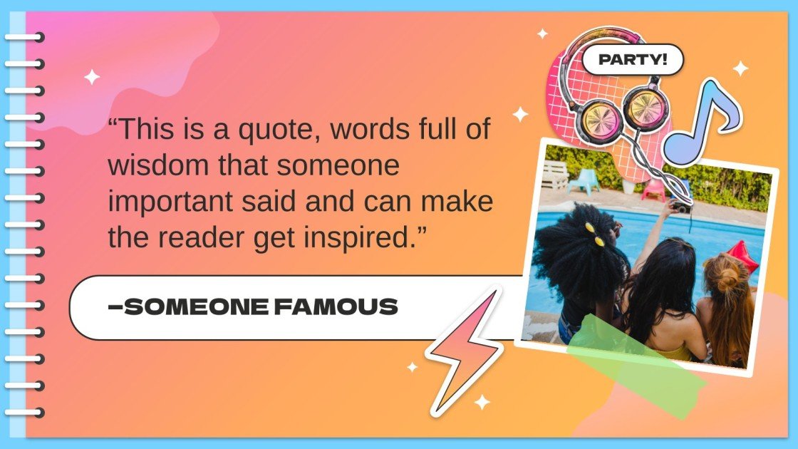 Spring Break Memory Book | Google Slides & PowerPoint