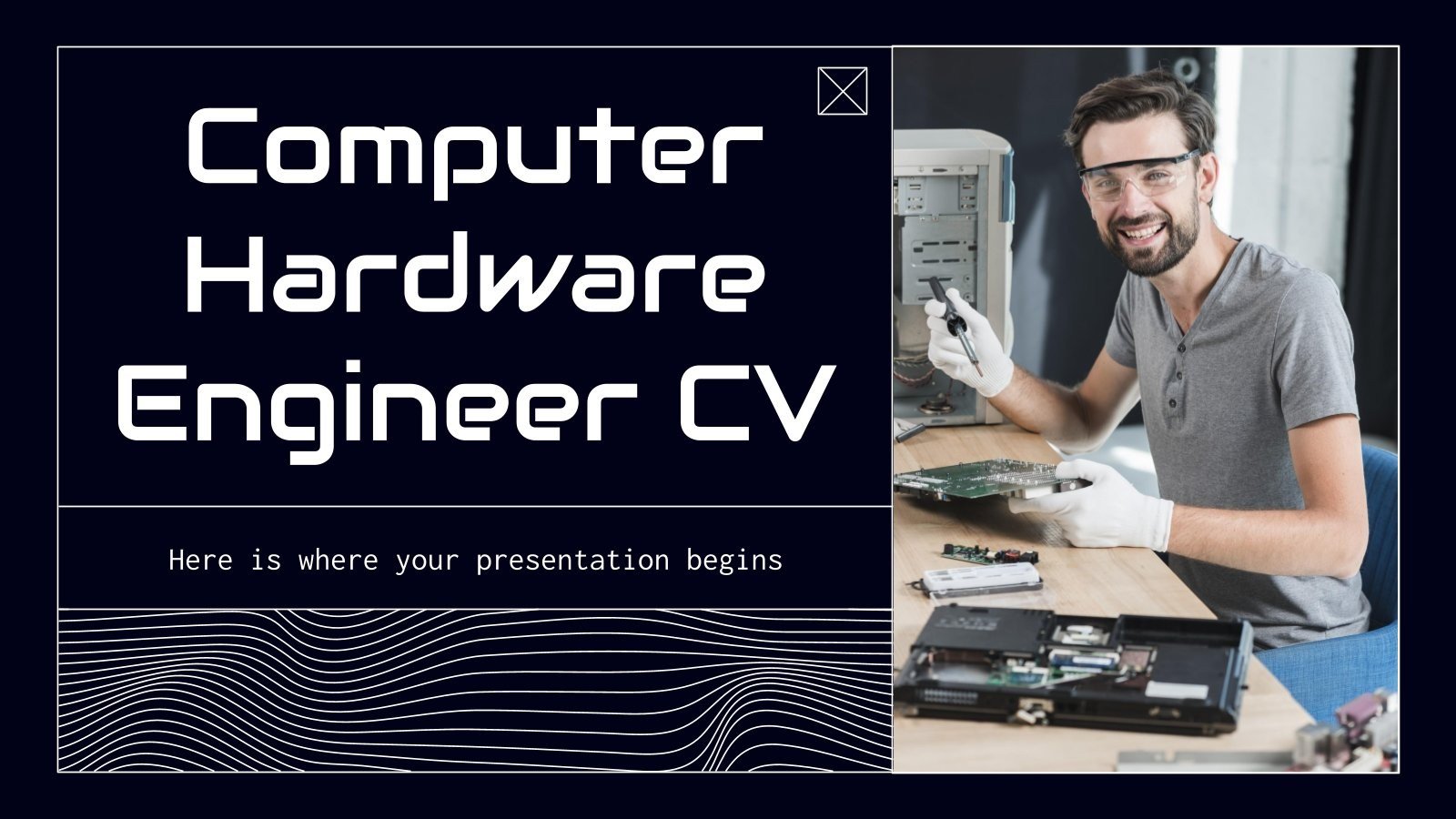 Computer Hardware Engineer CV | Google Slides and PowerPoint