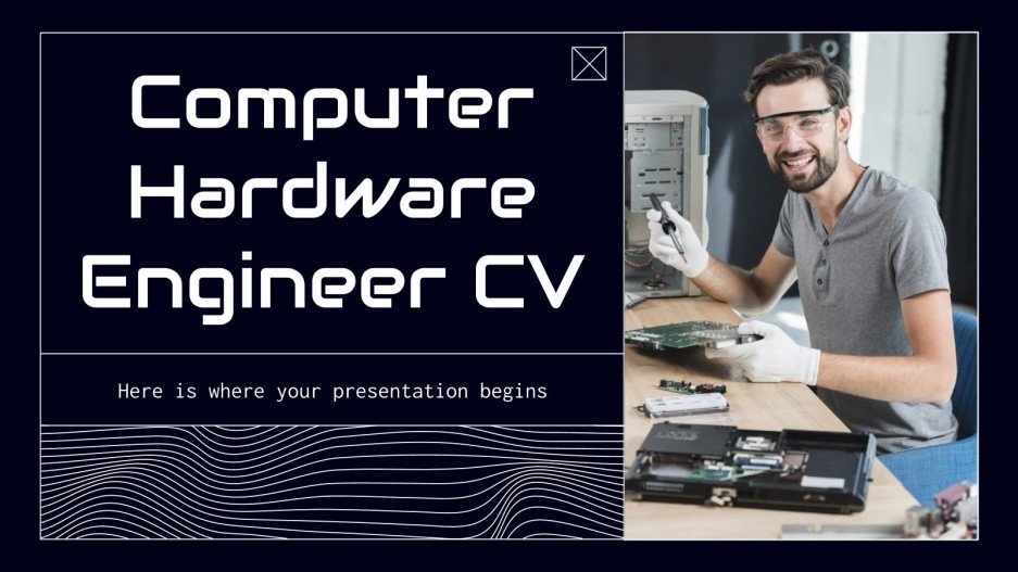 Computer Hardware Engineer CV | Google Slides and PowerPoint
