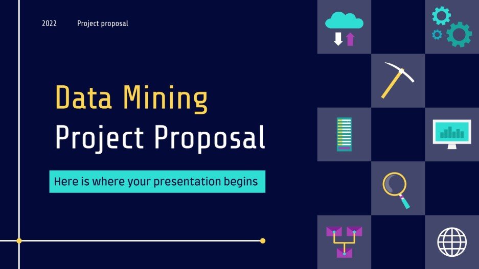 Propuesta de proyecto de minería de datos | Google Slides y PPT