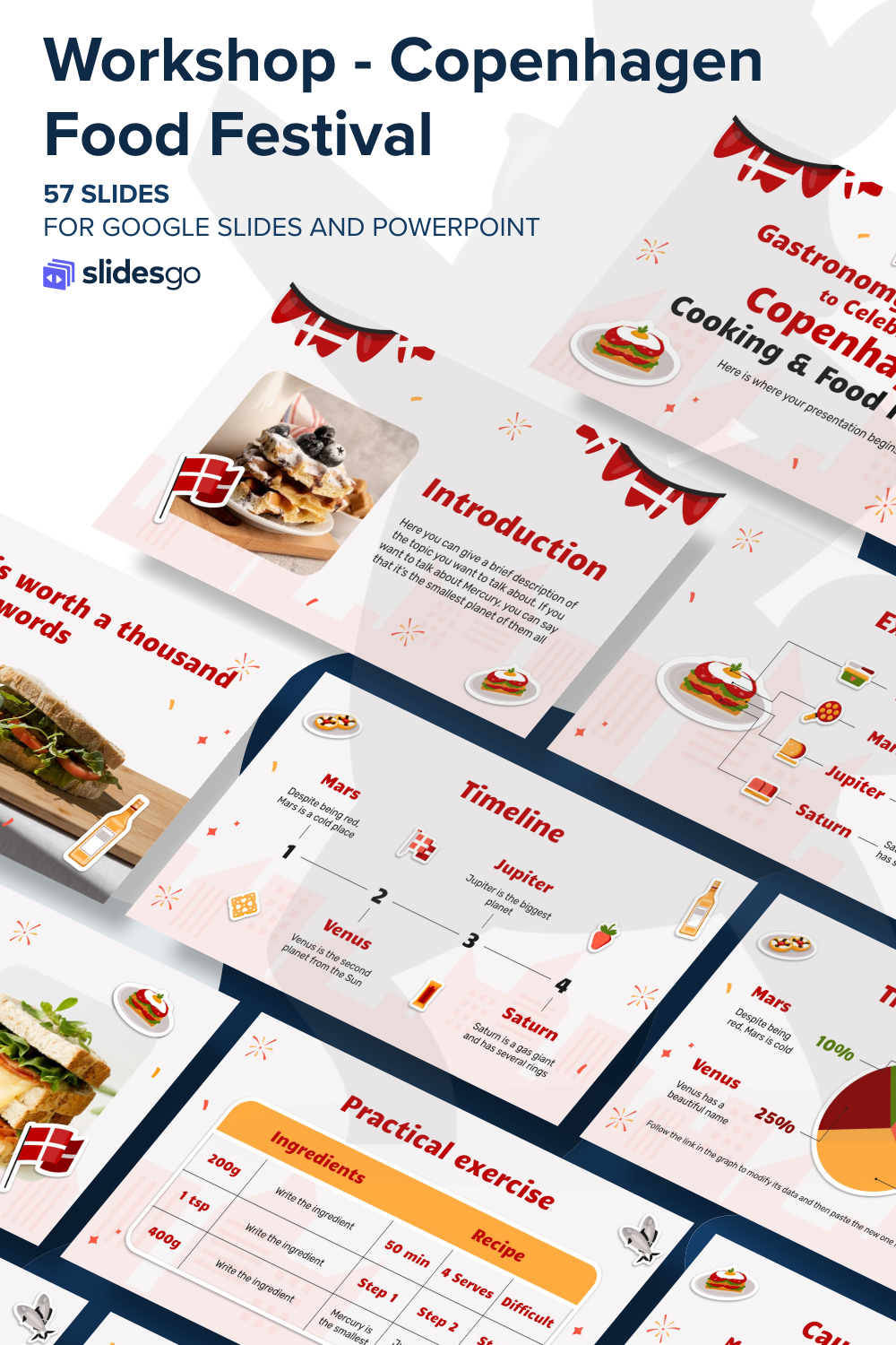 Gastronomy Workshop for Cooking Festival | Google Slides