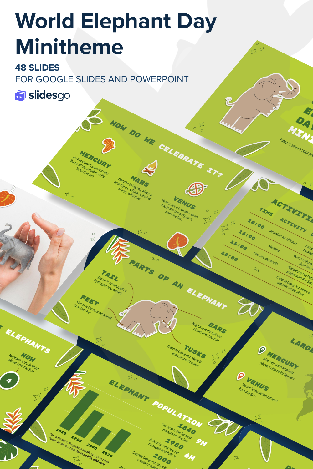 World Elephant Day Minitheme | Google Slides & PowerPoint