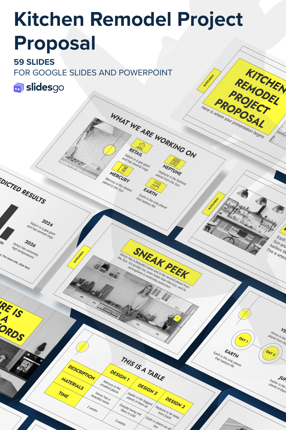 Kitchen Remodel Project Proposal | Google Slides & PowerPoint