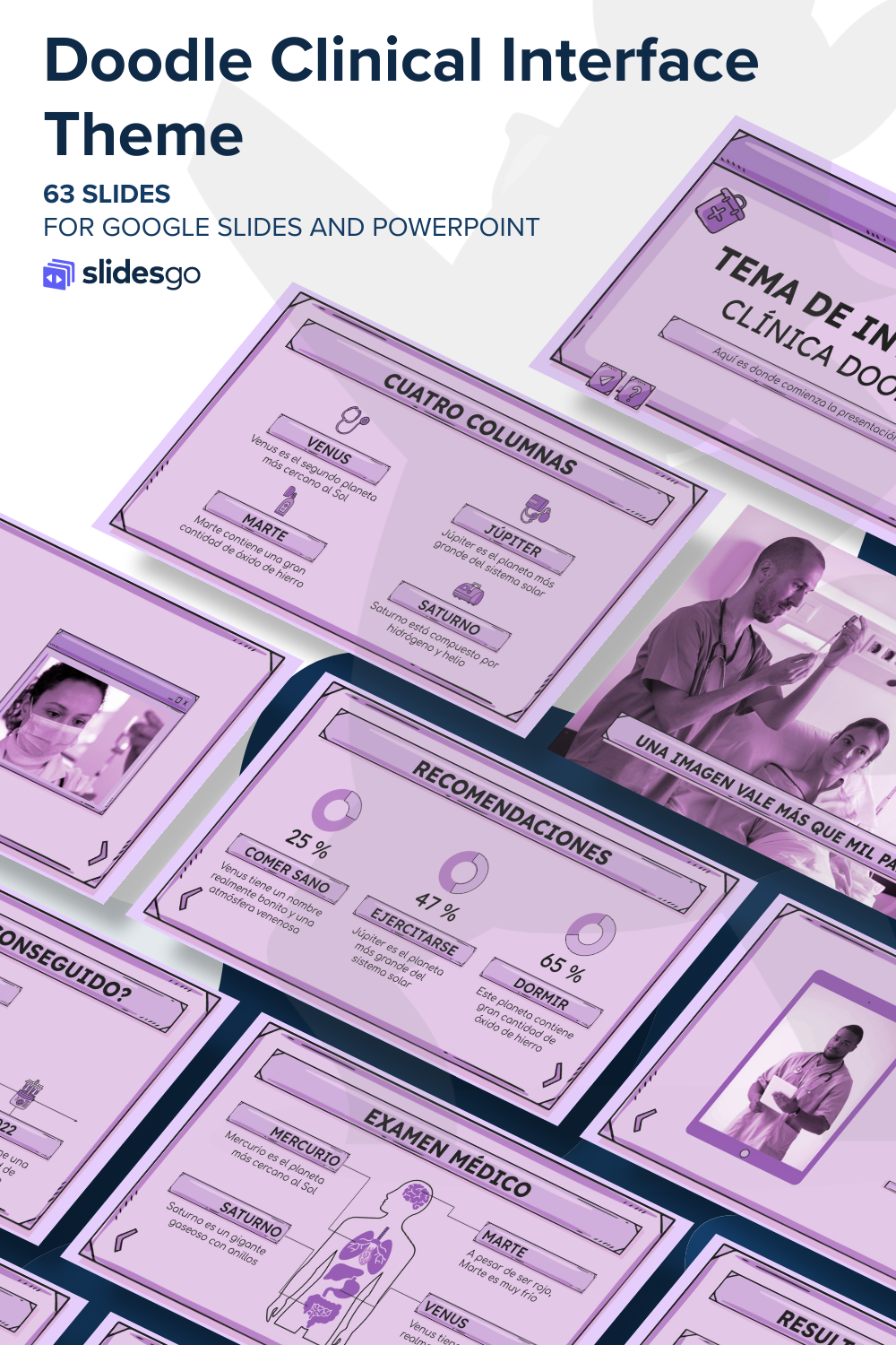 Doodle Clinical Interface Theme | Google Slides and PPT