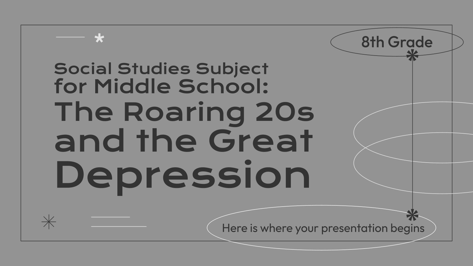 The Roaring 20s and the Great Depression I Google Slides