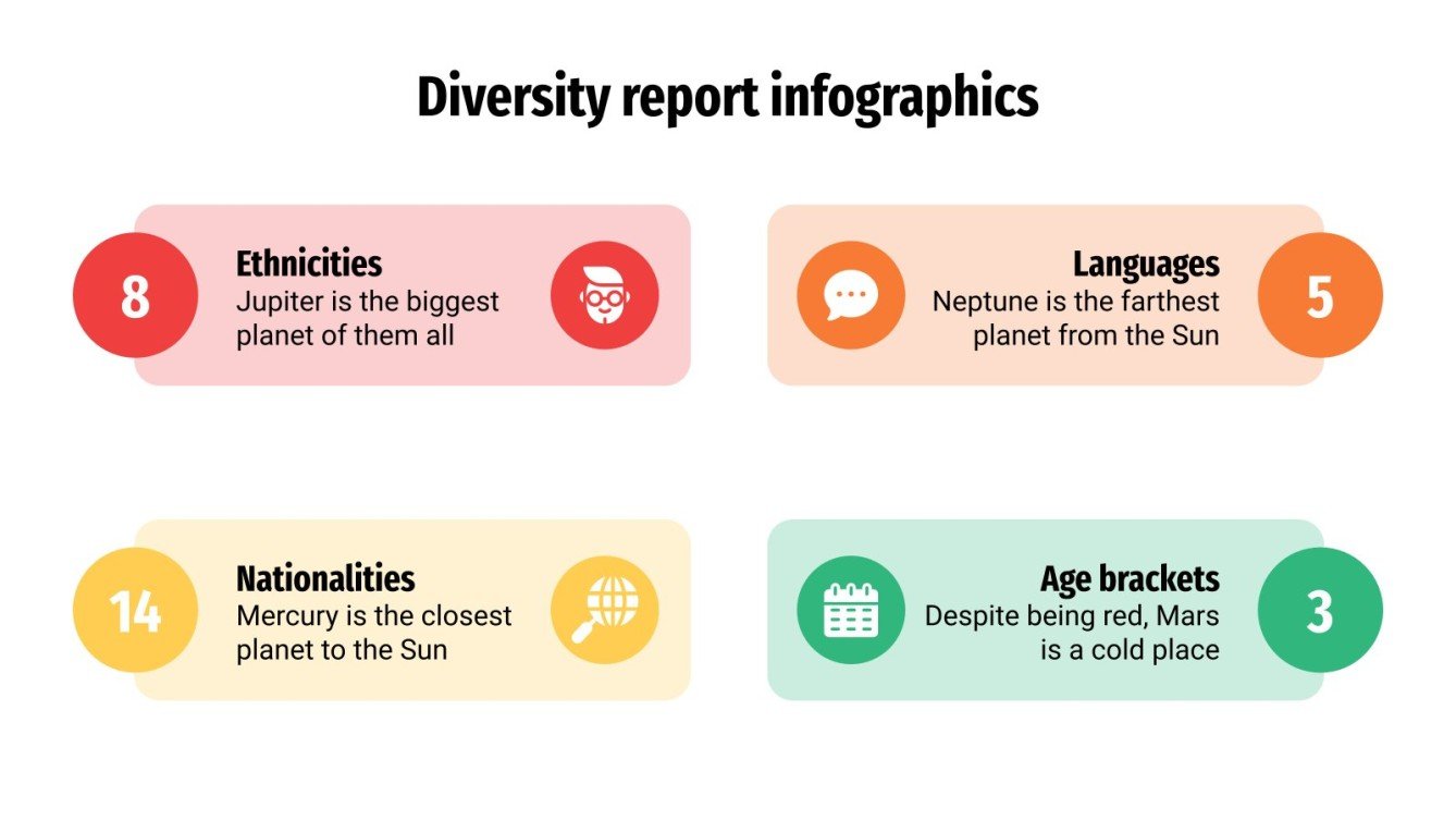 Diversity Report Infographics | Google Slides & PowerPoint