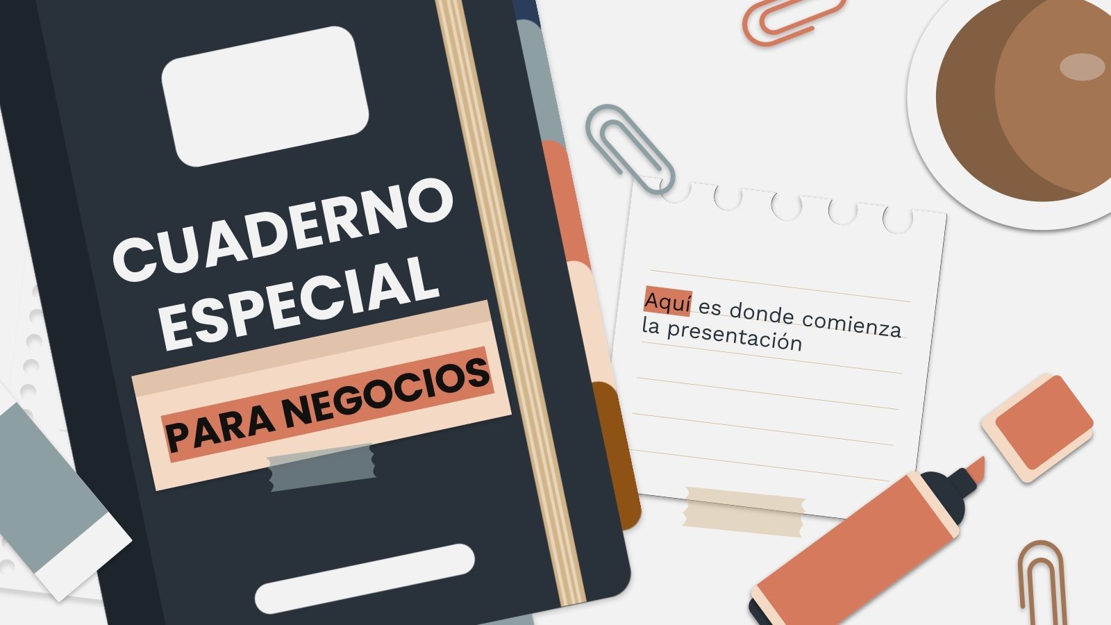 Special Notebook for Business | Google Slides & PPT template