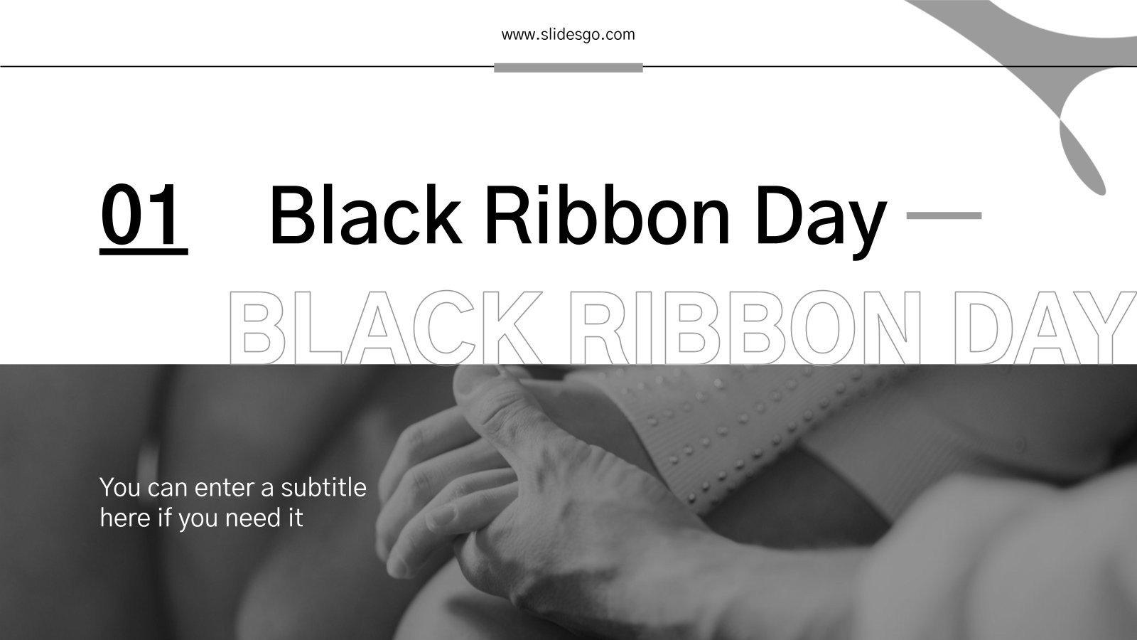 Historia: Día del Listón Negro | Google Slides y PowerPoint