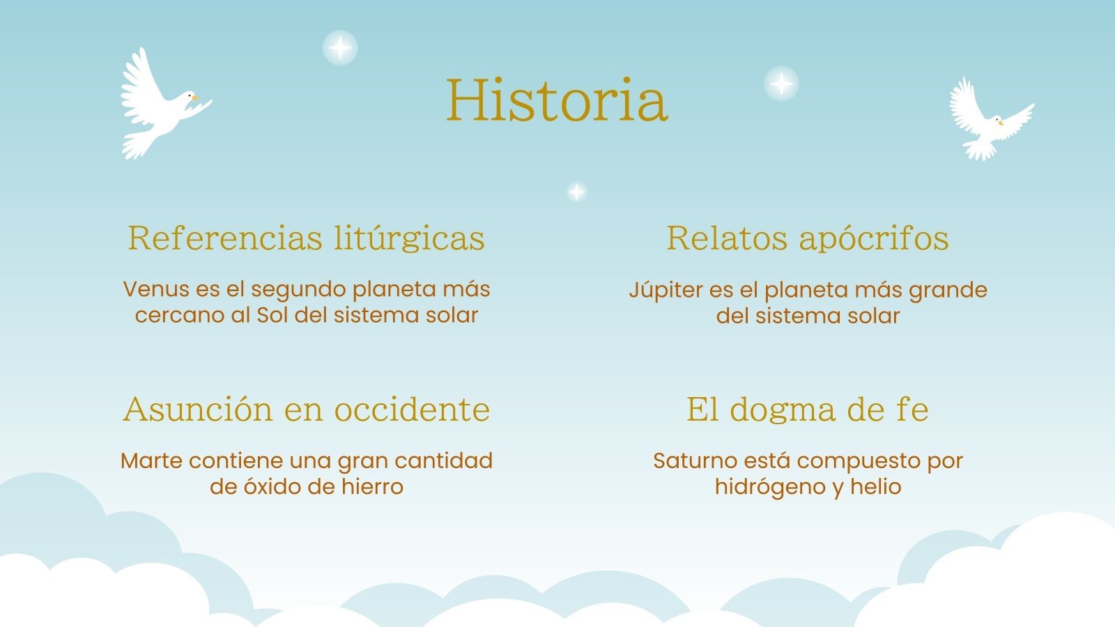 Spanish Assumption of Mary Minitheme | Google Slides & PPT