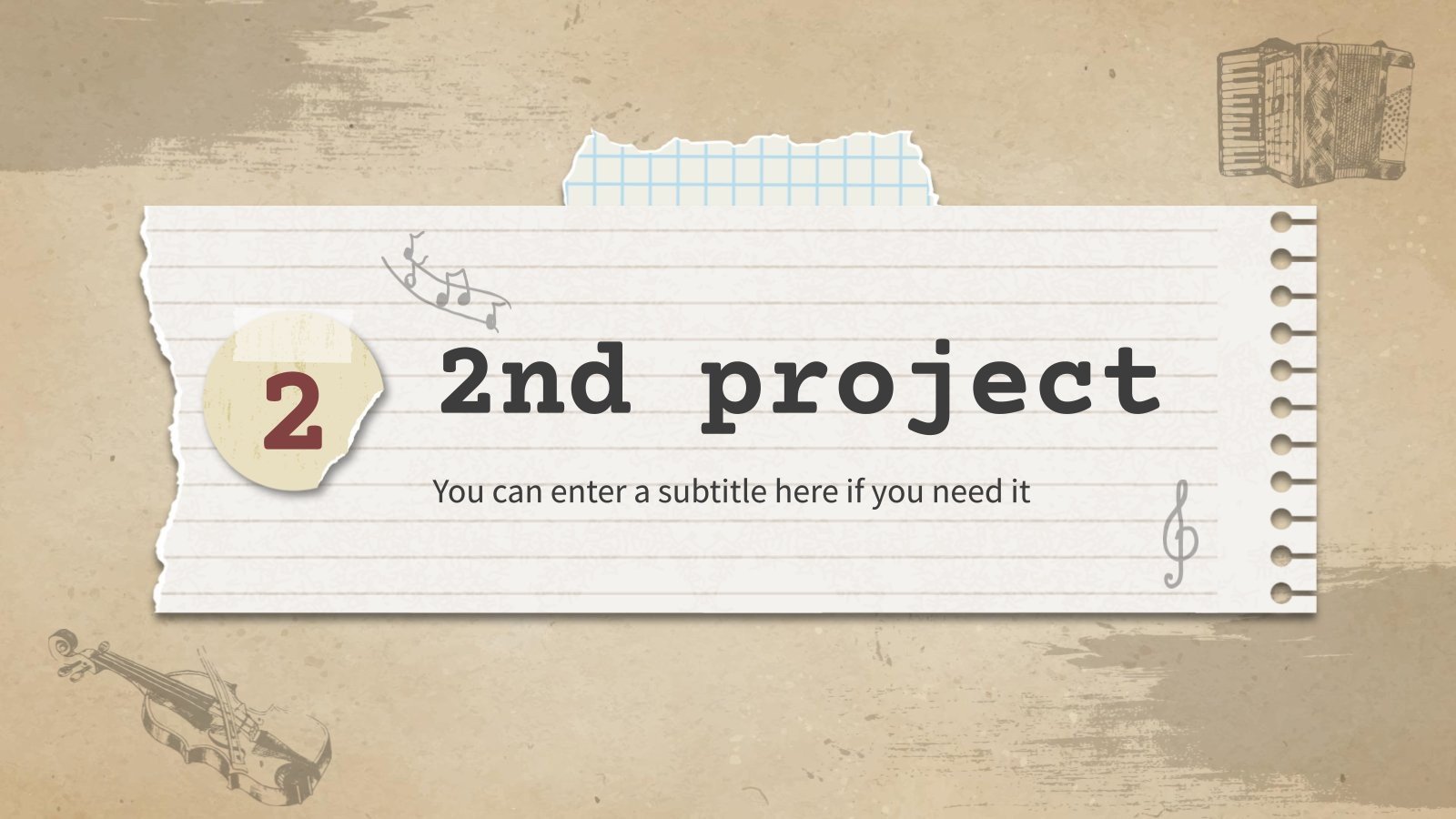 Singer-Songwriter Portfolio | Google Slides & PowerPoint