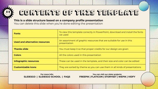 Indie Record Label Company Profile | Google Slides & PPT