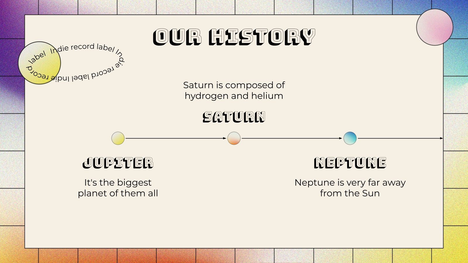 Indie Record Label Company Profile | Google Slides & PPT