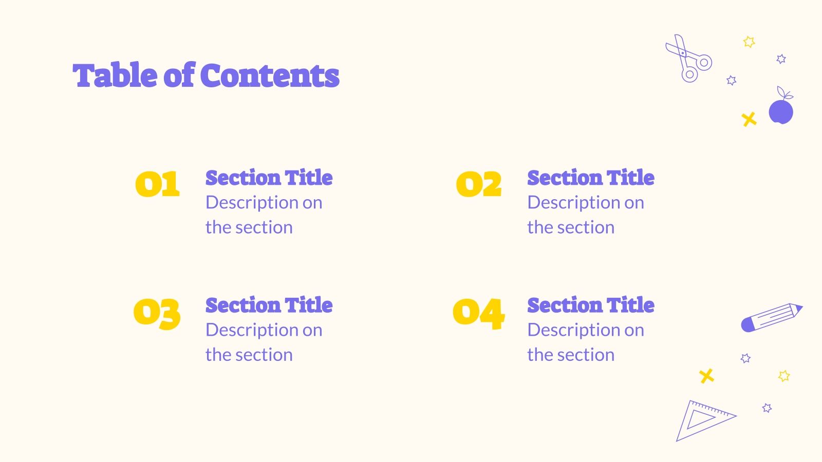 Learning Organizers with Graphics Google Slides & PowerPoint