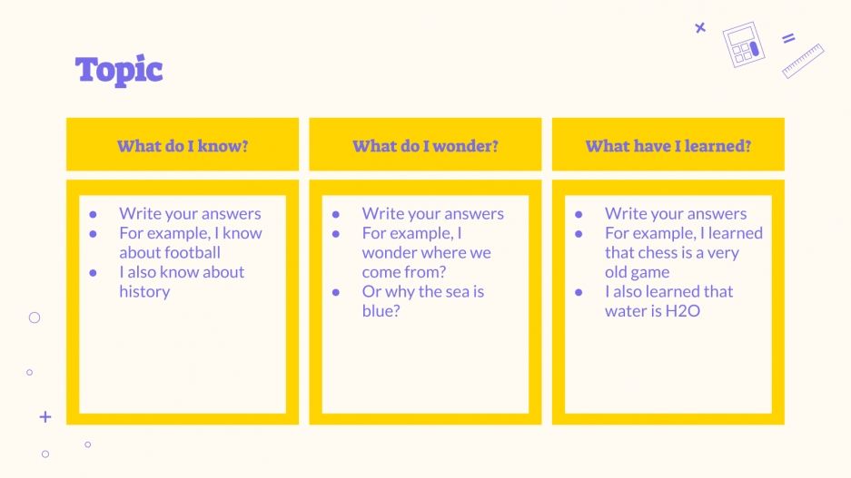 Learning Organizers with Graphics Google Slides & PowerPoint