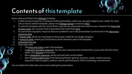 Cleaning Company Profile | Google Slides and PowerPoint