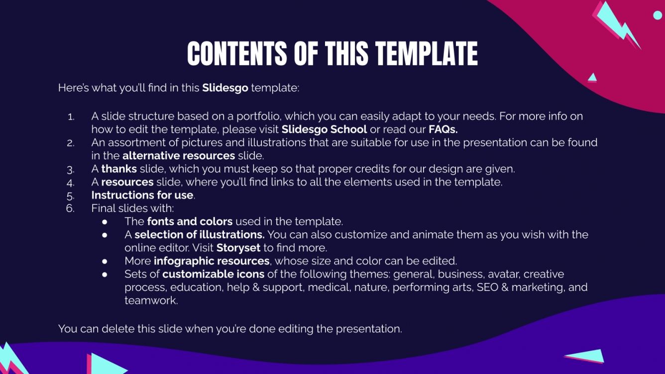 Game Developer Portfolio Google Slides & PowerPoint template