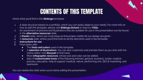Game Developer Portfolio Google Slides & PowerPoint template