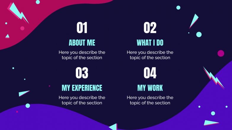 Game Developer Portfolio Google Slides & PowerPoint template