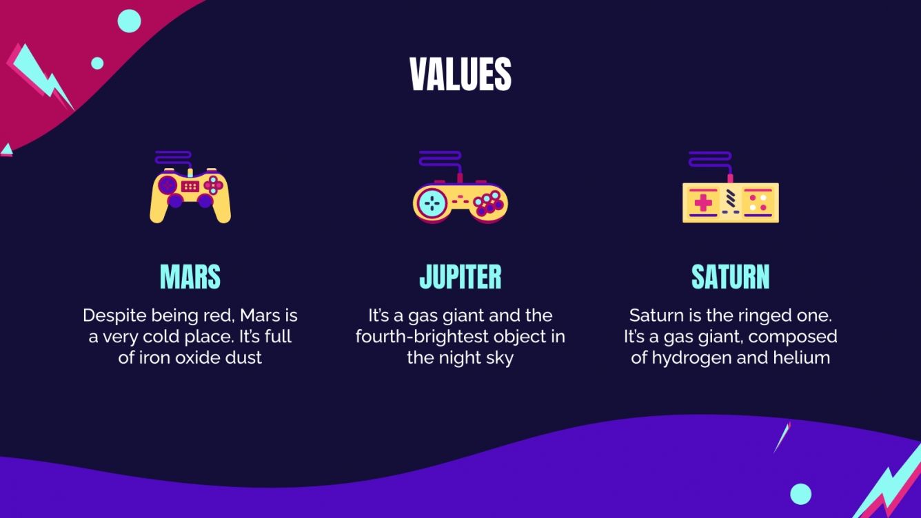 Game Developer Portfolio Google Slides & PowerPoint template