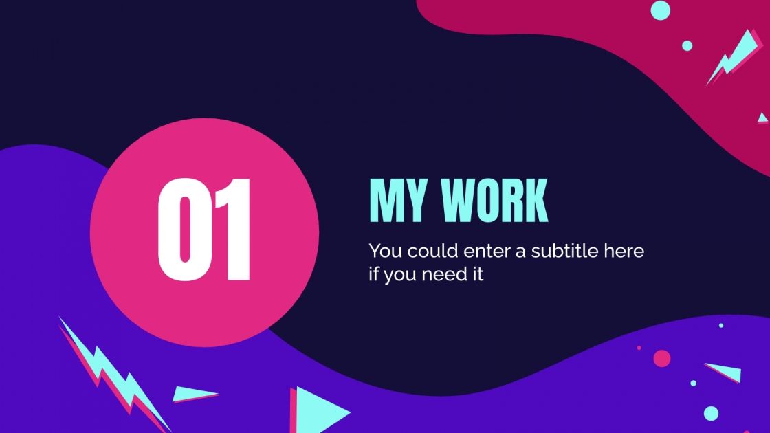 Game Developer Portfolio Google Slides & PowerPoint template