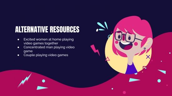 Game Developer Portfolio Google Slides & PowerPoint template