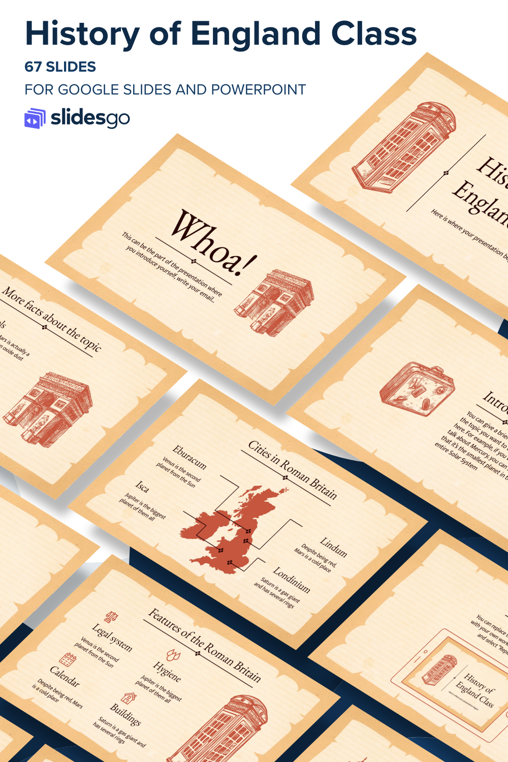 History of England Class | Google Slides & PowerPoint