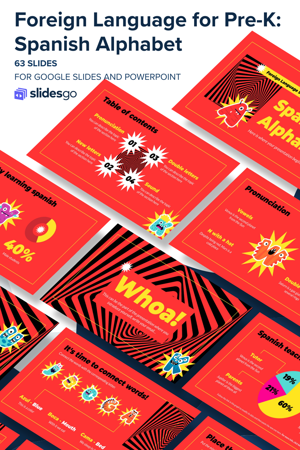 Monster Alphabet Lesson | Google Slides & PPT